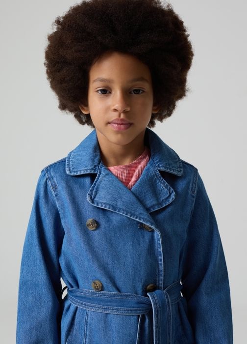 Trench en Jean - OVS - Ensign Bleu - Veste Enfant - Fille - Confortable ...